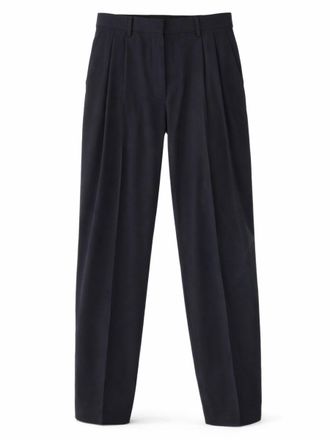 Fabiana Filippi Virgin Wool Trousers - Blue