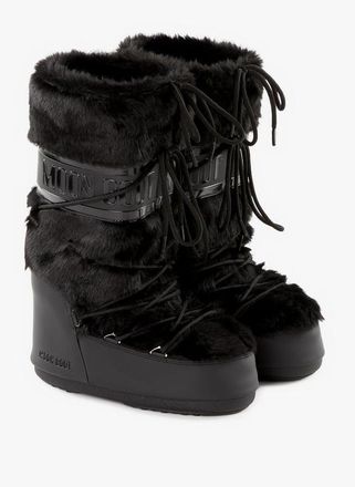 Moon Boot Mondstiefel - hohe Symbolstiefel - schwarz