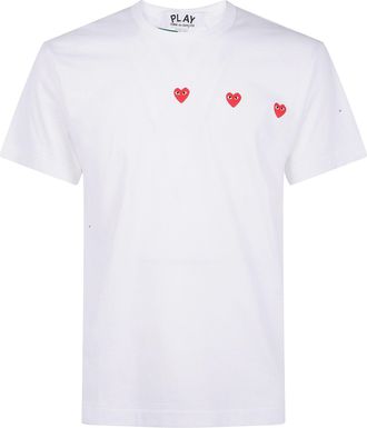 Comme Des Gar&ccedil;ons Logo Print T-Shirt