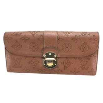 Louis Vuitton Portefeuille long Mahina Pre-owned (bi-pli) - Femme - Pre-owned - Brun - Taille: ONE Size