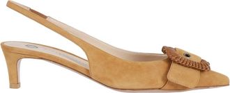 Roberto Festa Milano Femme, Chaussures, Brun, Taille: 37 EU Escarpin Vega avec d&eacute;tail tress&eacute;