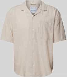 Only & Sons Relaxed Fit Freizeithemd aus Baumwoll-Leinen-Mix Modell CAIDEN
