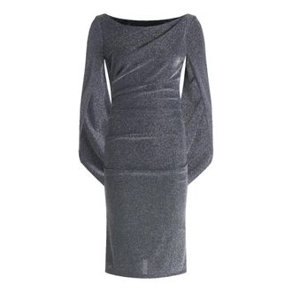 Vera Mont Glitzer Cocktailkleid - - Dresses - Damen - Blau - 2XL