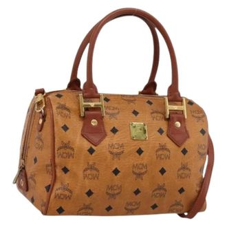 MCM Sac Boston Pre-owned - Femme - Pre-owned - Brun - Taille: ONE Size