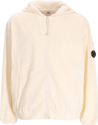 C.P. Company Hoodie aus Cord - Nude