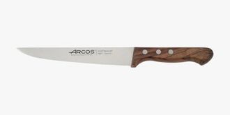 Arcos Couteau de Cuisine Professionnel - Lame Acier Inoxydable NITRUM 17 cm - Manche Bois Palissandre - Coupe Pr&eacute;cise et Durable - S&eacute;rie Atlantico