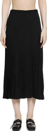 Maison Margiela Pleated Midi Skirt