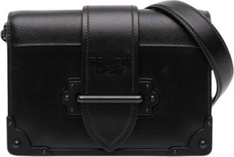 Prada Pre-owned Cahier Cross Body Bag - - Pre-owned - Damen - Schwarzk - ONE SIZE