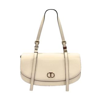 Twinset Leder Saddle Schultertasche - - Bags - Damen - Wei&szlig; - ONE SIZE