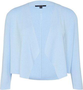 Comma Cardigan Strickjacke Feinstrick-Cardigan mit Ajour-Detail