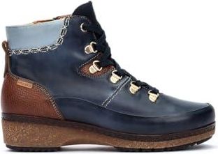 Pikolinos Bottines Plates en Cuir Granada pour Femme Color Blue