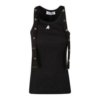 The Attico Schwarzes Tanktop Strickware - - Tops - Damen - Schwarzk - L