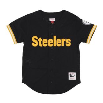 Mitchell & Ness NFL Pittsburgh Steelers Mesh Shirt - - Sport - Herren - Schwarzk - M