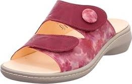 Think Damen Camilla chromfrei gegerbte nachhaltige Pantolette, Magnolia/Kombi 5040