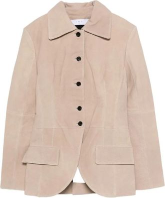 Iro Iro, Femme, Vestes, Beige, Taille: 36 FR Rosario Jacket