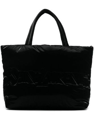 Saint Laurent Shopper mit Logo-Pr&auml;gung - Schwarz