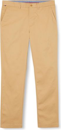 Tommy Hilfiger Herren Hose Denton Chino Straight Fit, Beige (Classic Khaki), 40W/29L
