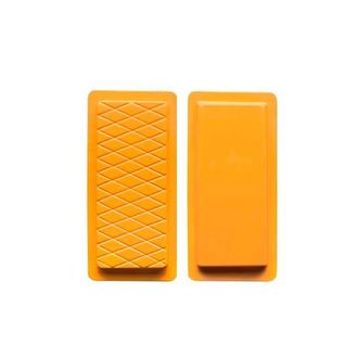 Ibili Set 2 MOLDES TURRON LISO+ROMBOS, Orange