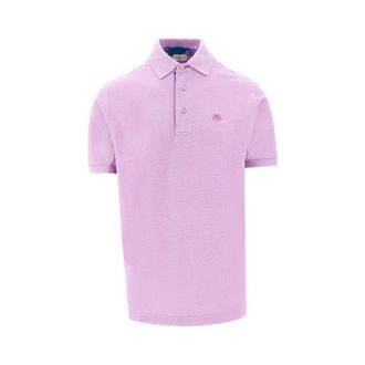Etro Piquet polo shirt with Pegaso embroidery Man S