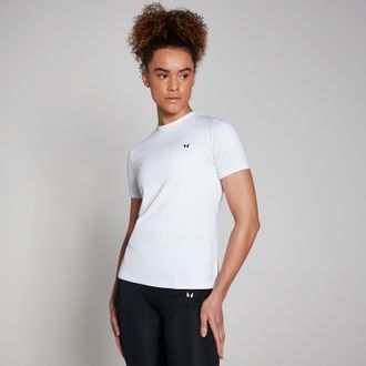 MyProtein Damen Training Kurzarm-T-Shirt - Wei&szlig; - XXS