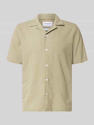 Lindbergh Relaxed Fit Freizeithemd aus Leinen-Baumwoll-Mix