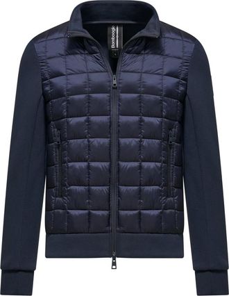 Bomboogie Homme, Vestes, Bleu, Taille: XS Veste Bimat&eacute;riau