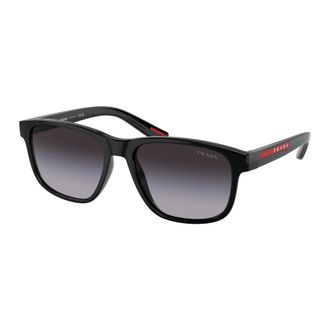 Prada Futuristische Casual-Sonnenbrille Linea Rossa - - Accessories - Herren - Schwarzk - 56 MM