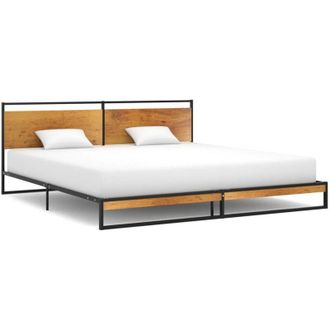 vidaXL Bett Metall 200x200 cm Vidaxl