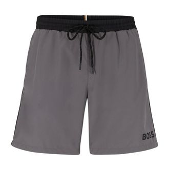 HUGO BOSS Homme, Maillots de bain, Gris, Taille: M Shorts de bain Starfish gris fonc&eacute;