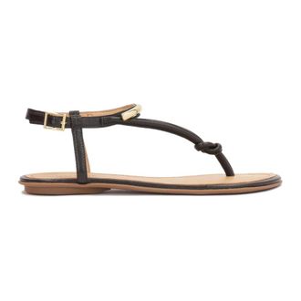 Kazar Flache Flip-Flop-Sandalen mit Metallverzierung - - Shoes - Damen - Schwarzk - 36 EU