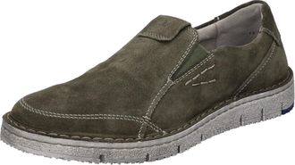 Josef Seibel Herren Slipper Ruben 21,Weite G (Normal),Wechselfußbett,freitzeitschuhe,offener einschlupf,Mokassins,Slides,Khaki,43 EU