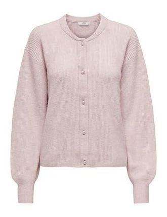 Jacqueline de Yong JdY Lumi Life L/S Cardigan KNT Noos, Lilac Clair - D&eacute;tails : m&eacute;lang&eacute;, L