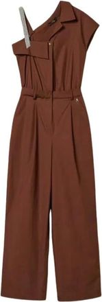 Twinset Femme, Combinaisons et Ensembles, Brun, Taille: 38 FR Actitude Revive Combinaison Asym&eacute;trique