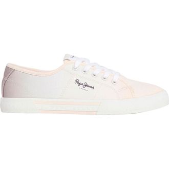 Pepe Jeans London Brady Colors W Sneaker f&uuml;r Damen, Orange (Light Peach Beige), Gr&ouml;&szlig;e 36, Orange Light Peach Beige, 3 UK