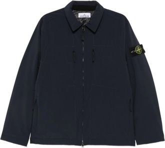 Stone Island Soft Shell Steppjacke - - Jackets - Herren - Blau - S