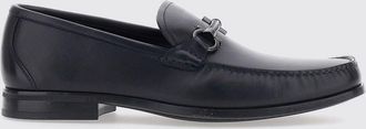 Ferragamo Gancini Loafer aus glattem Kalbsleder mit Metall-Logo