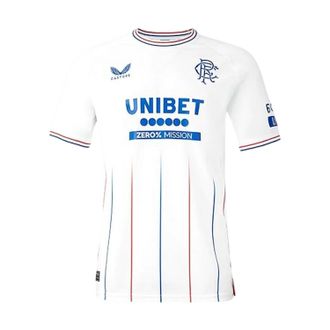 Castore Fu&szlig;balltrikot f&uuml;r Damen, kurz&auml;rmlig (Brillantes Wei&szlig;)