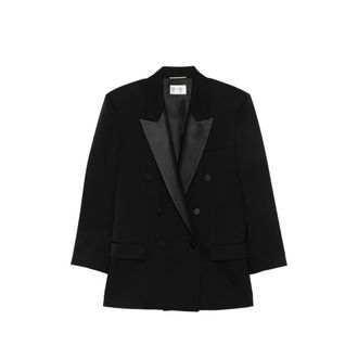 Saint Laurent Double-breasted Peak-lapels Blazer