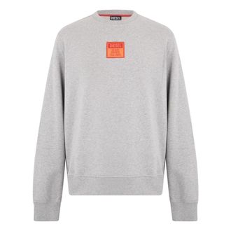 Diesel S-Ginn Crew E2 Sweatshirt - - Sweatshirts & Hoodies - Herren - Grau - L