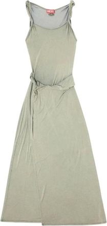 Diesel Femme, Robes, Vert, Taille: 38 FR Robe Portefeuille