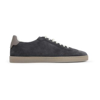 Brunello Cucinelli Wildleder-Sneakers - - Shoes - Herren - Blau - 43 EU