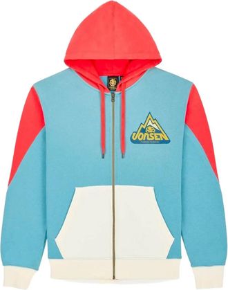 Jonsen Island hoodie zippé Big Rock - Bleu