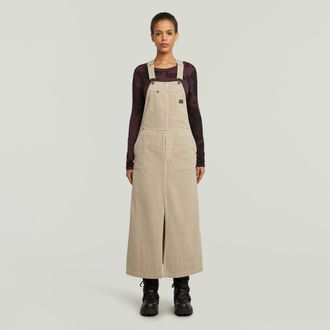 G-Star Dungaree Kleid - Beige - Damen