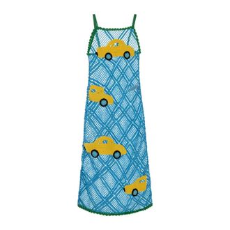 J.W.Anderson Robe Car - Femme - Robes - Bleu - Taille: 36 FR