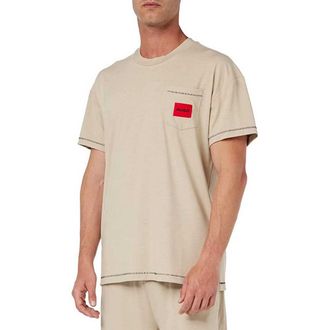HUGO BOSS Mens Blend Pyjama_T_Shirt, Light Beige274, S