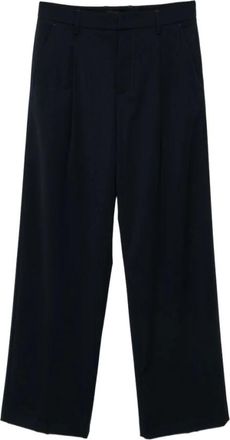 Dondup Femme, Pantalons, Bleu, Taille: 36 FR Lia Wide-leg Pantalons