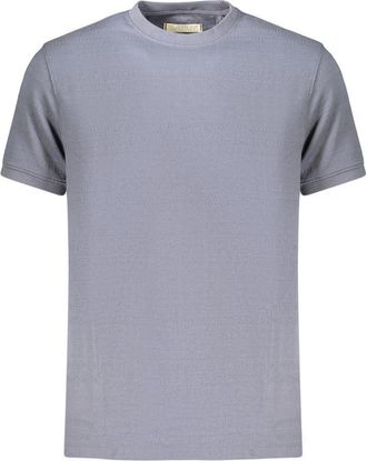 Guess Blaues Baumwoll-Herren-T-Shirt