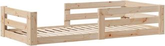 vidaXL Cadre de lit sans matelas 90x200 cm bois de pin massif Vidaxl