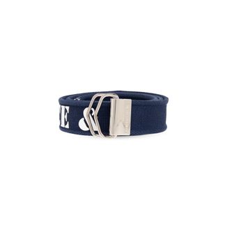 Dolce & Gabbana G&uuml;rtel mit Logo - - Accessories - Herren - Blau - 90 CM