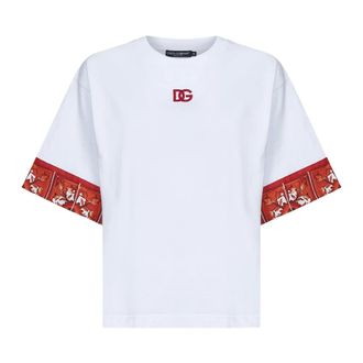 Dolce & Gabbana Femme, Tops, Blanc, Taille: 40 FR Dolce & Gabbana T-shirts et Polos